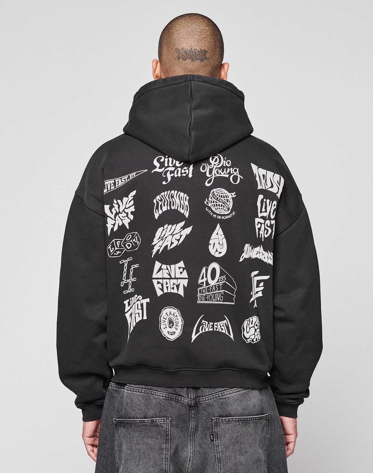 LFDY Logo Hooded Zip – LIVE FAST DIE YOUNG
