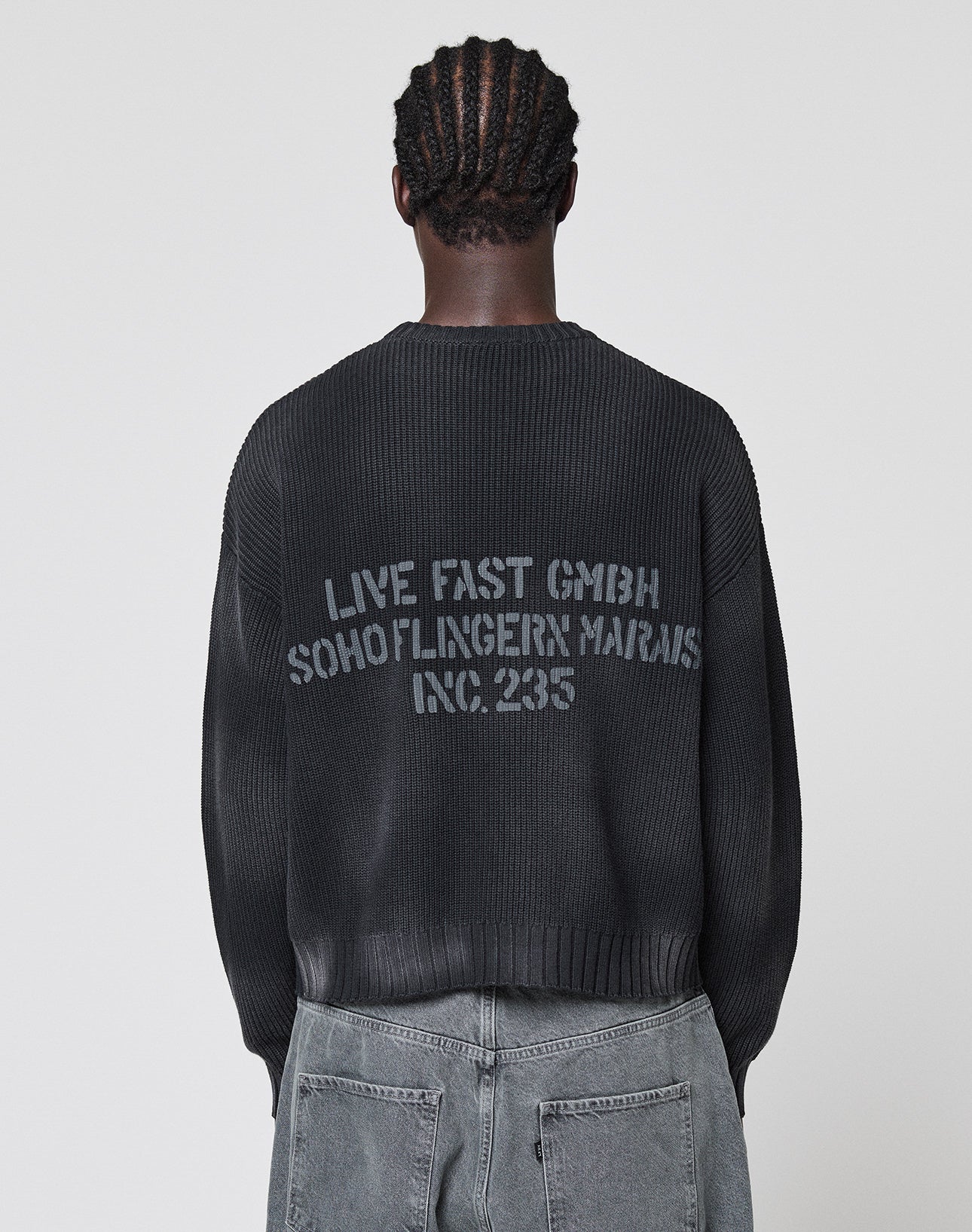 LFDY Washed Knit Sweater – LIVE FAST DIE YOUNG
