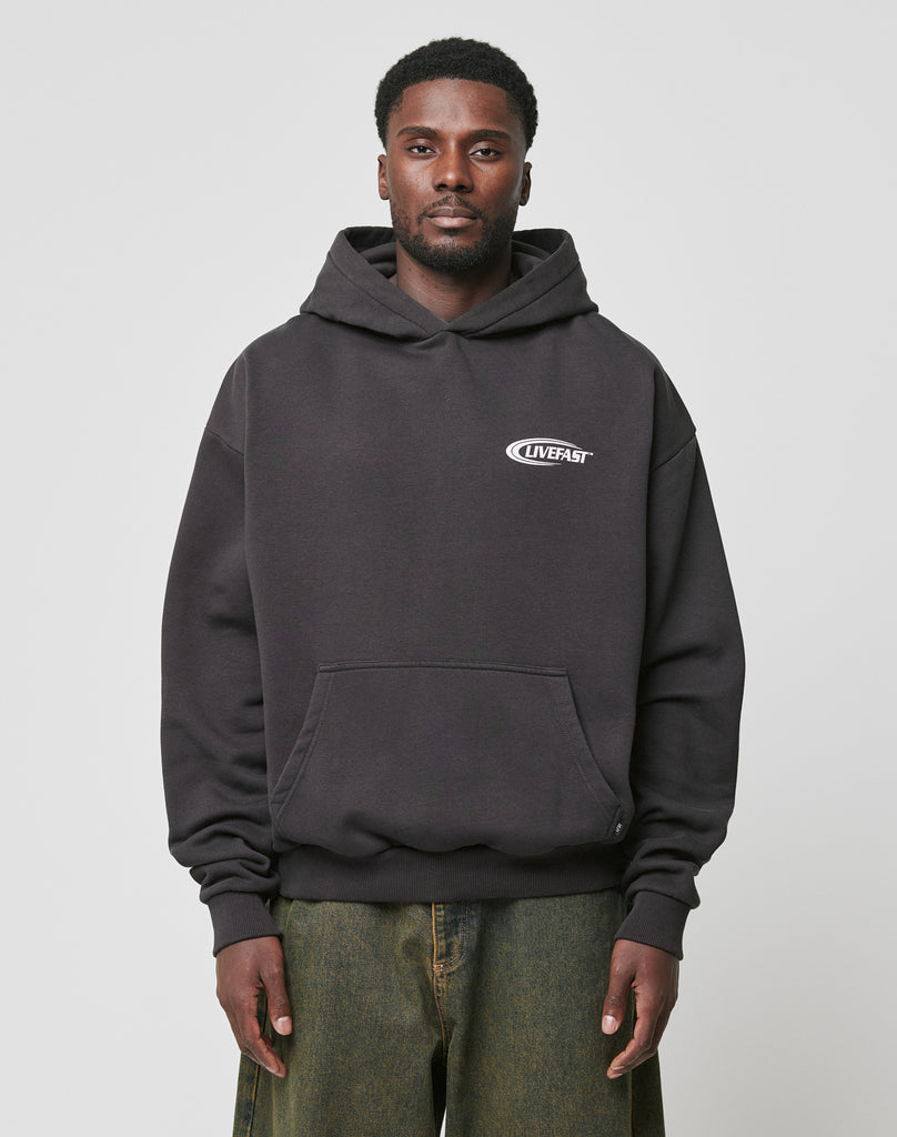 LFDY Supply Hooded Washed Black – Buy online now – LIVE FAST DIE YOUNG