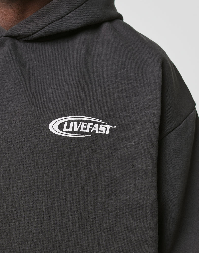 LFDY Supply Hooded Washed Black – Buy online now – LIVE FAST DIE YOUNG