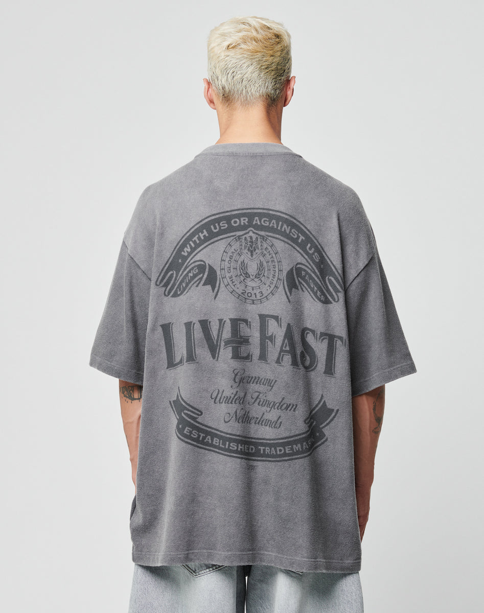 LFDY Loyal Tee Vintage Grey – Buy online now – LIVE FAST DIE YOUNG