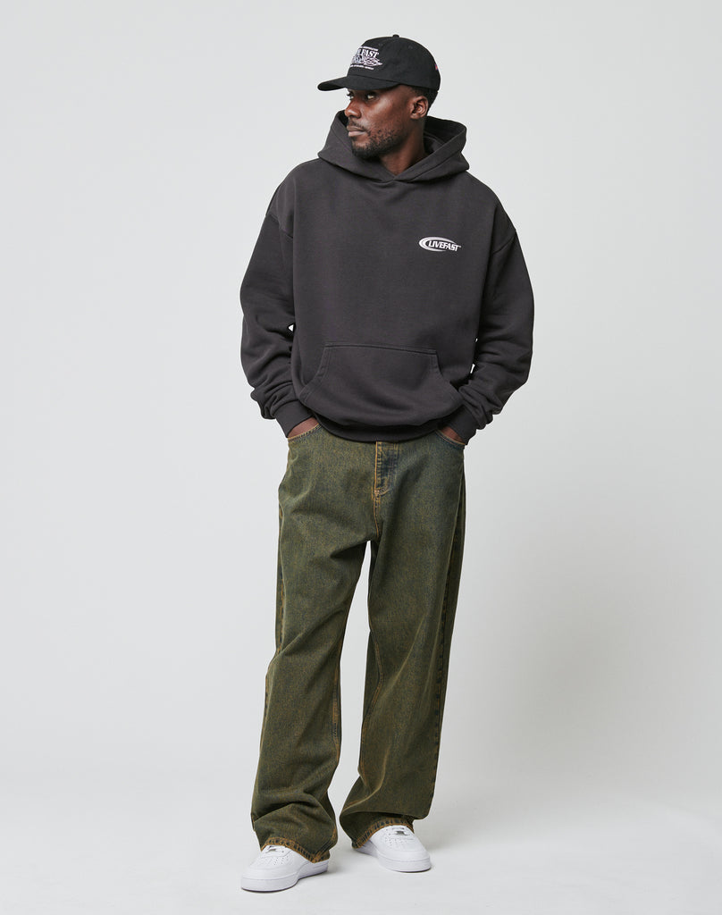 LFDY Supply Hooded Washed Black – Buy online now – LIVE FAST DIE YOUNG