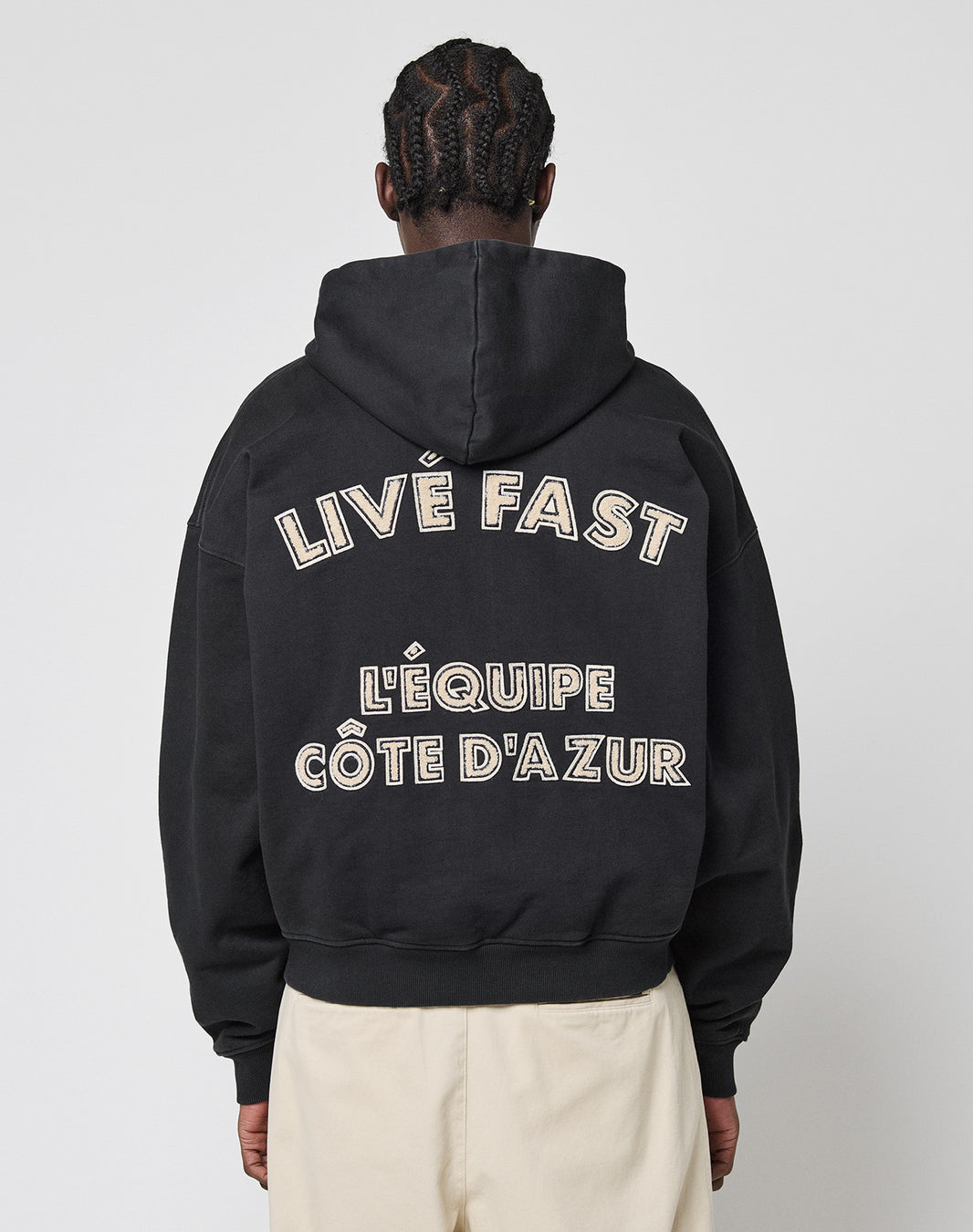 LFDY Die Trying Hooded Dyed Blue – Buy online now – LIVE FAST DIE YOUNG