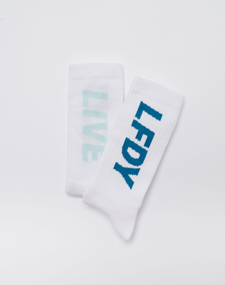 Basic Typo Socks (2 Pack) – LIVE FAST DIE YOUNG