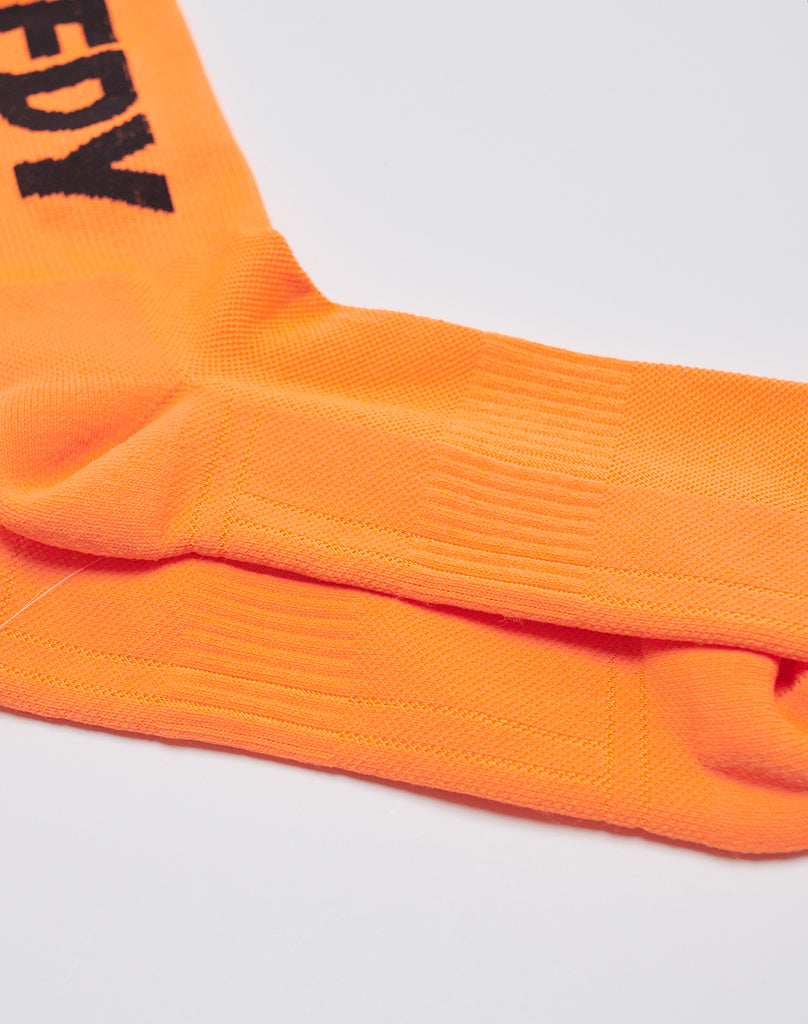 LFDY Sports Typo Socks (2 Pack) Neon Orange – Buy online now – LIVE ...