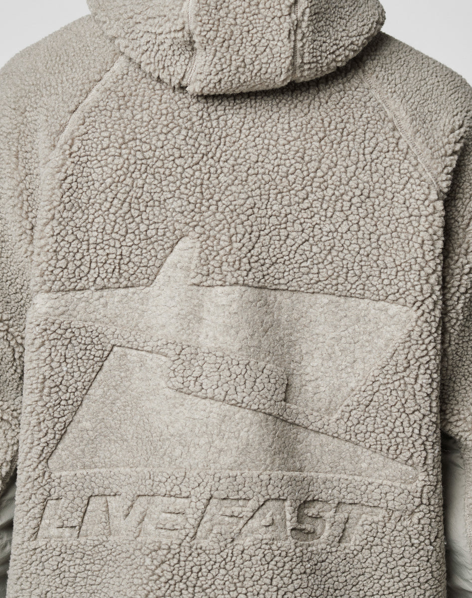 Live Fast Teddy Jacket Dark Grey – Buy online now – LIVE FAST DIE YOUNG