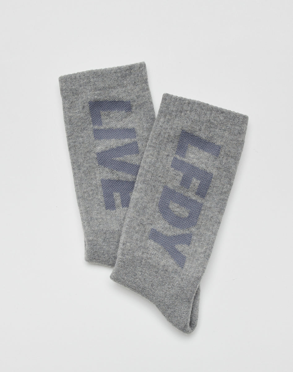 Basic Typo Socks – LIVE FAST DIE YOUNG