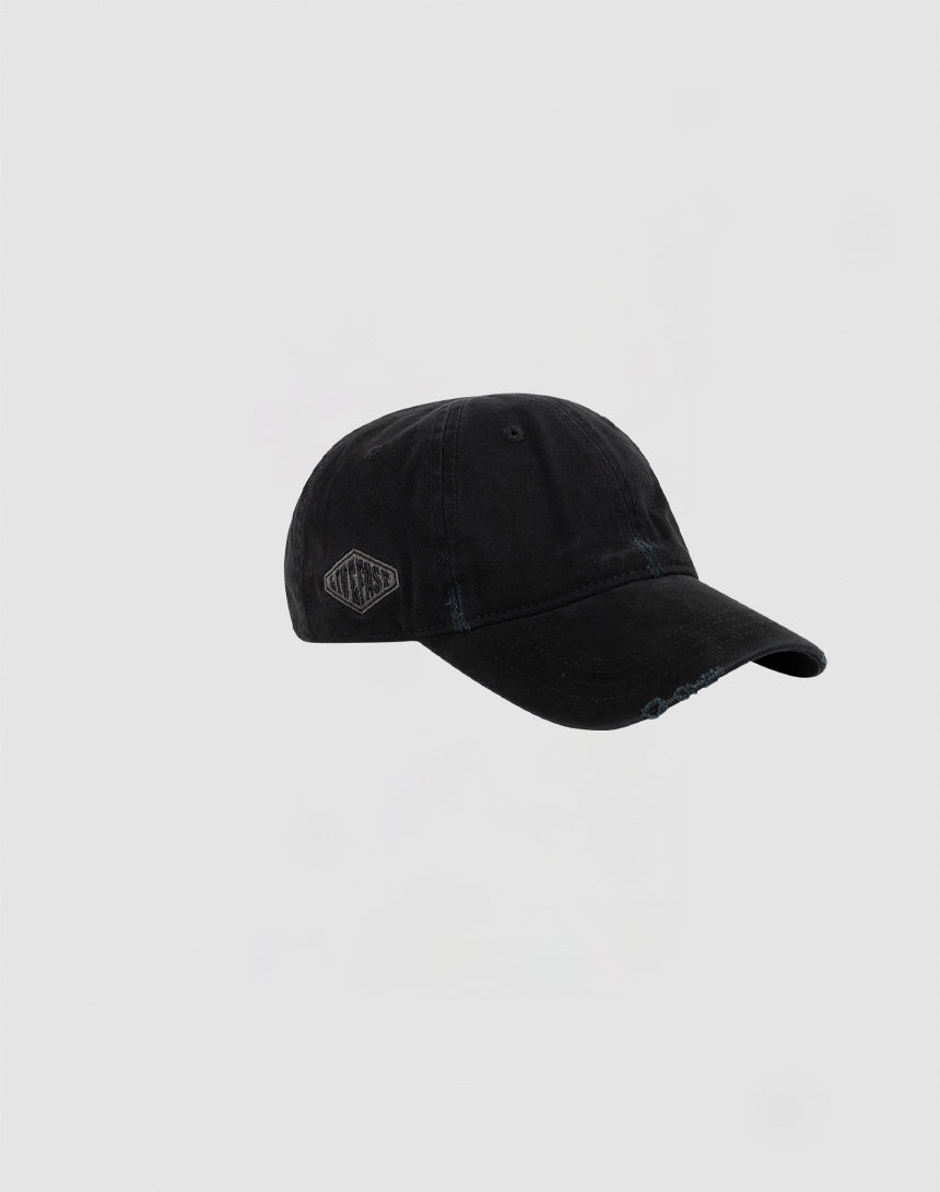LFDY Distressed Basic Cap Washed Black – Buy online now – LIVE FAST DIE ...